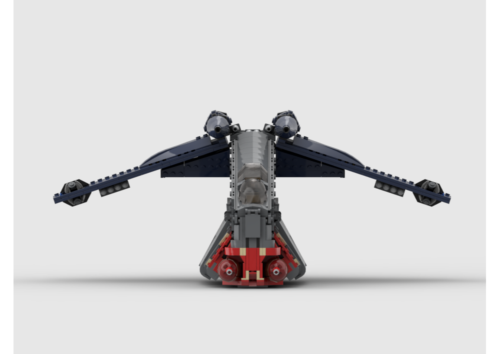 Lego Moc Laat Gunship Custom Colorway By Thelegowolfpack Rebrickable
