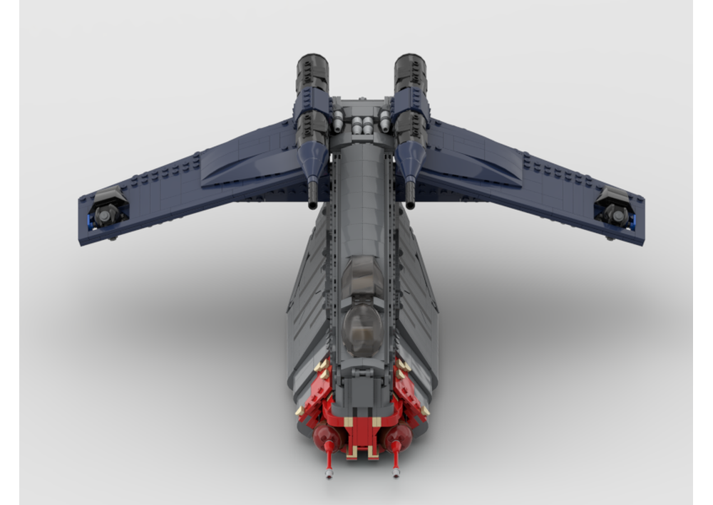 Lego Moc Laat Gunship Custom Colorway By Thelegowolfpack Rebrickable