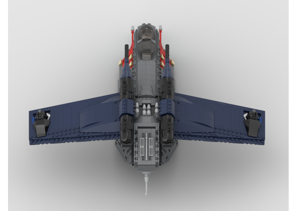 Lego Moc Laat Gunship Custom Colorway By Thelegowolfpack Rebrickable