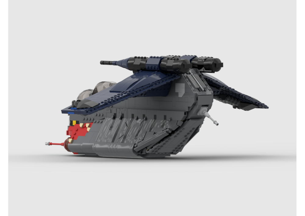 Lego Moc Laat Gunship Custom Colorway By Thelegowolfpack Rebrickable