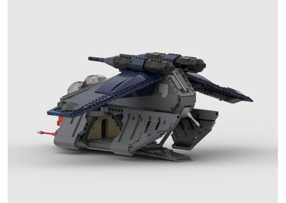 Lego Moc Laat Gunship Custom Colorway By Thelegowolfpack Rebrickable