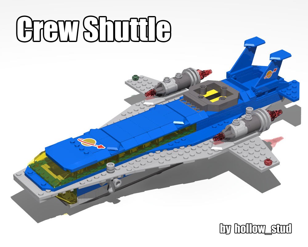 LEGO MOC Classic Space Crew Shuttle by hollow_stud | Rebrickable ...