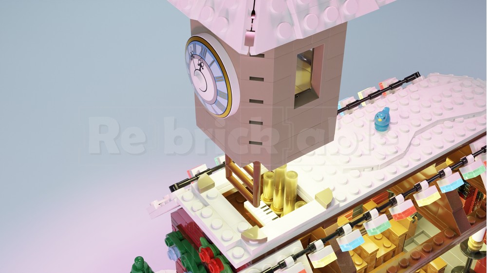 LEGO MOC Winter Village Chapel by Steinedieb | Rebrickable - Build with ...