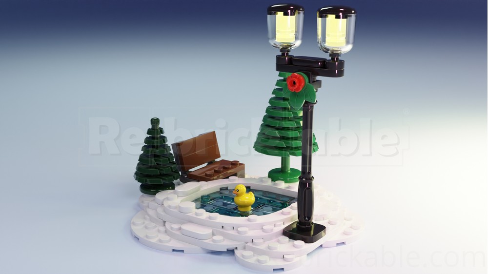 Lego Moc Winter Village Chapel By Steinedieb Rebrickable Build With