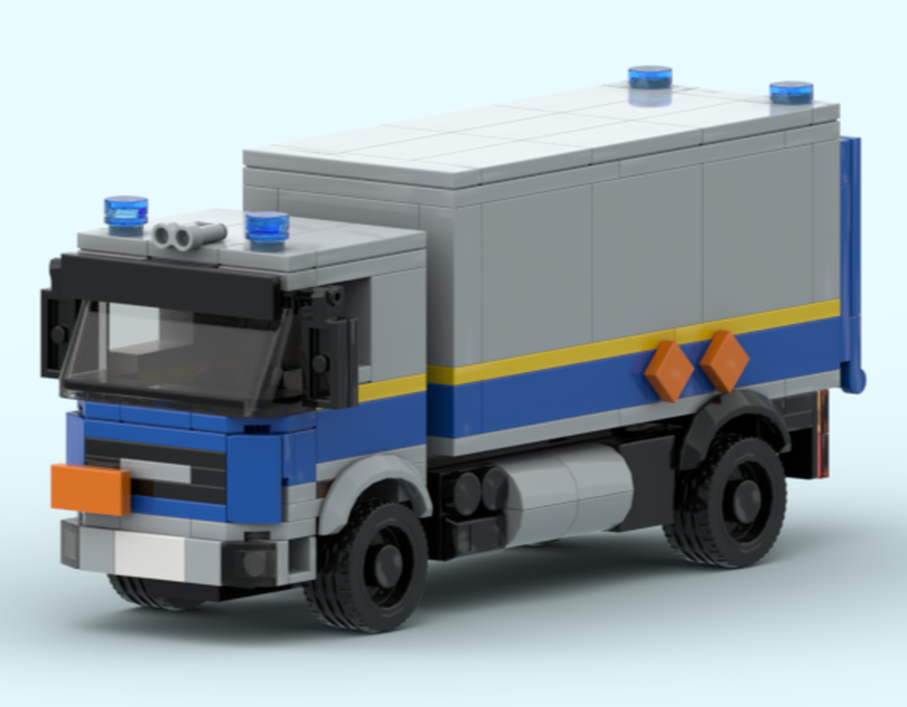 LEGO MOC LKW Polizei MAN Police Truck by BK Brick Design | Rebrickable ...