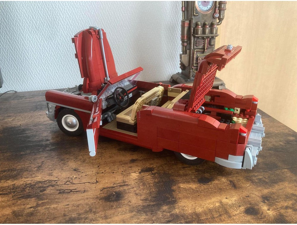 Lego Moc 1950 Cadillac Coupe Deville By Creationcaravan Brad Barber