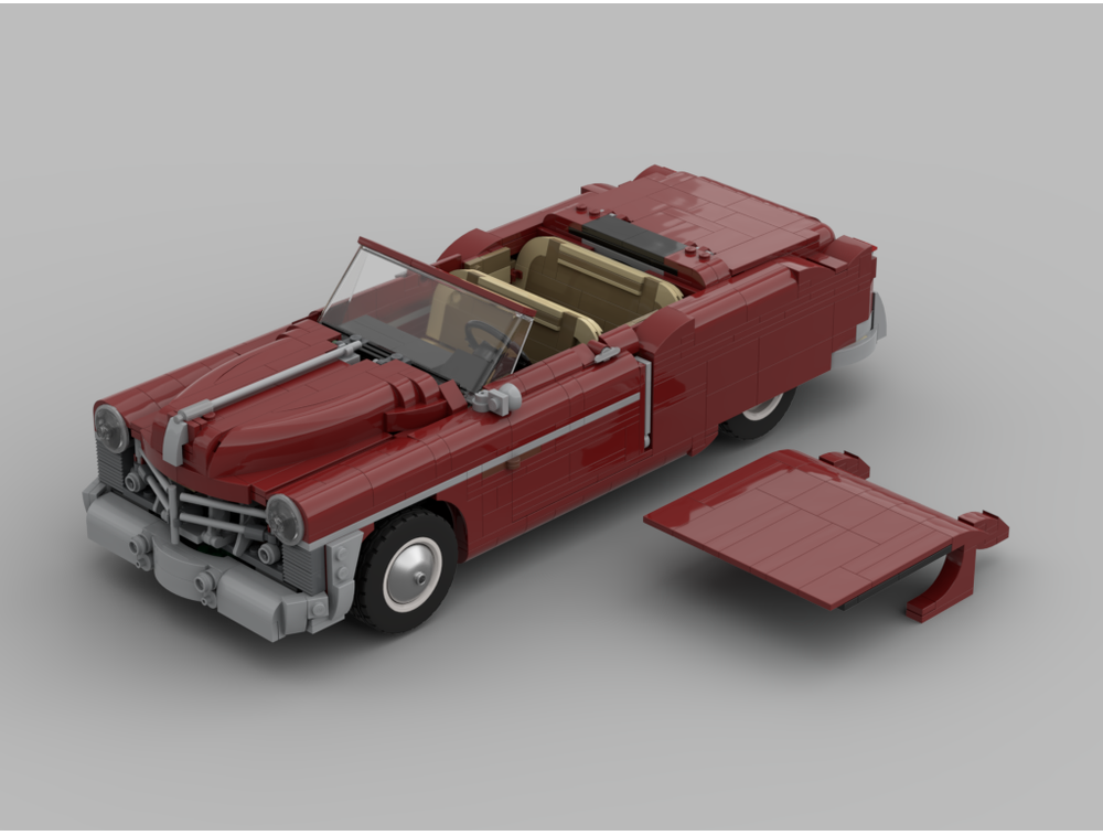 LEGO MOC 1950 Cadillac Coupe DeVille by CreationCaravan (Brad Barber ...
