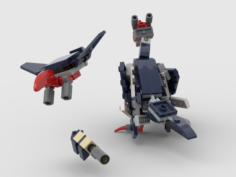 LEGO MOC 31088 Helmeted Forest Dragon (Pyrolophosaurus indicus) and ...