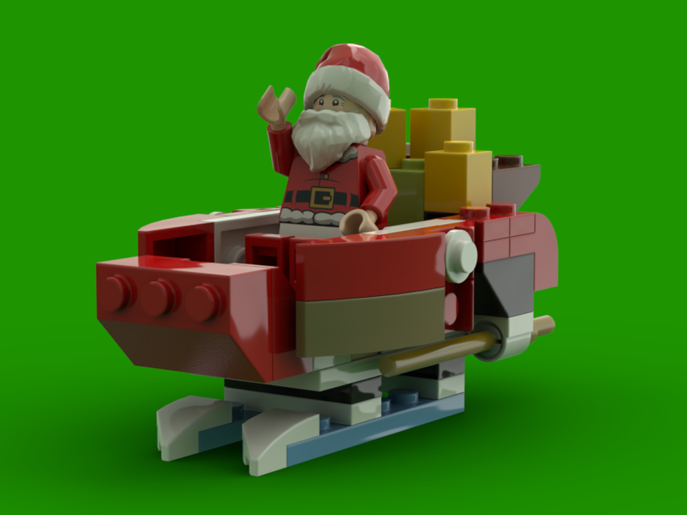 LEGO MOC Santa's Sleigh (Santa not included) — 30580 by McScottyBricks | Rebrickable - Build ...