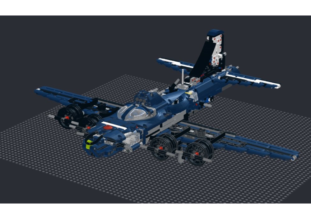Lego Moc B 17 Flying Fortress 42154 Ford Gt By On Rebrickable