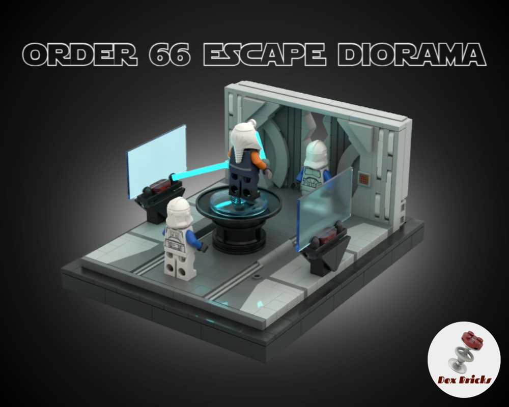 LEGO MOC Ahsoka Tano Order 66 Escape Diorama by Dex Bricks ...