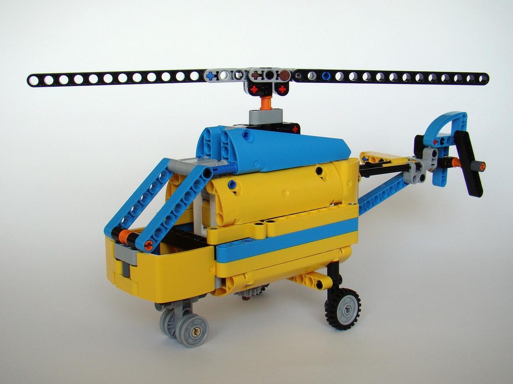 Lego Moc 42074 Freight Helicopter By Tomik Rebrickable Build With Lego