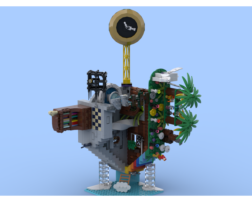 LEGO MOC The Tower of the Warlock Escher by symbioza | Rebrickable ...