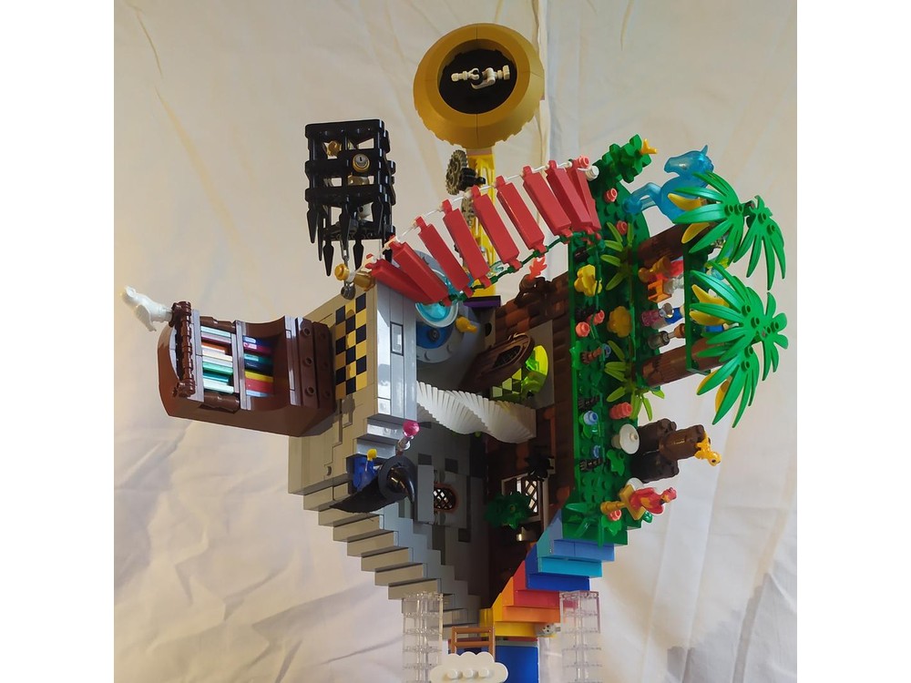 LEGO MOC The Tower of the Warlock Escher by symbioza | Rebrickable ...