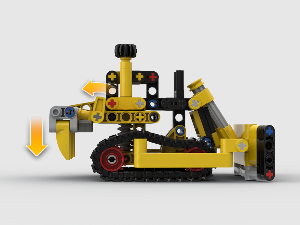 Lego Moc 42163 Ripper Attachment By Mirrorbricks Rebrickable Build