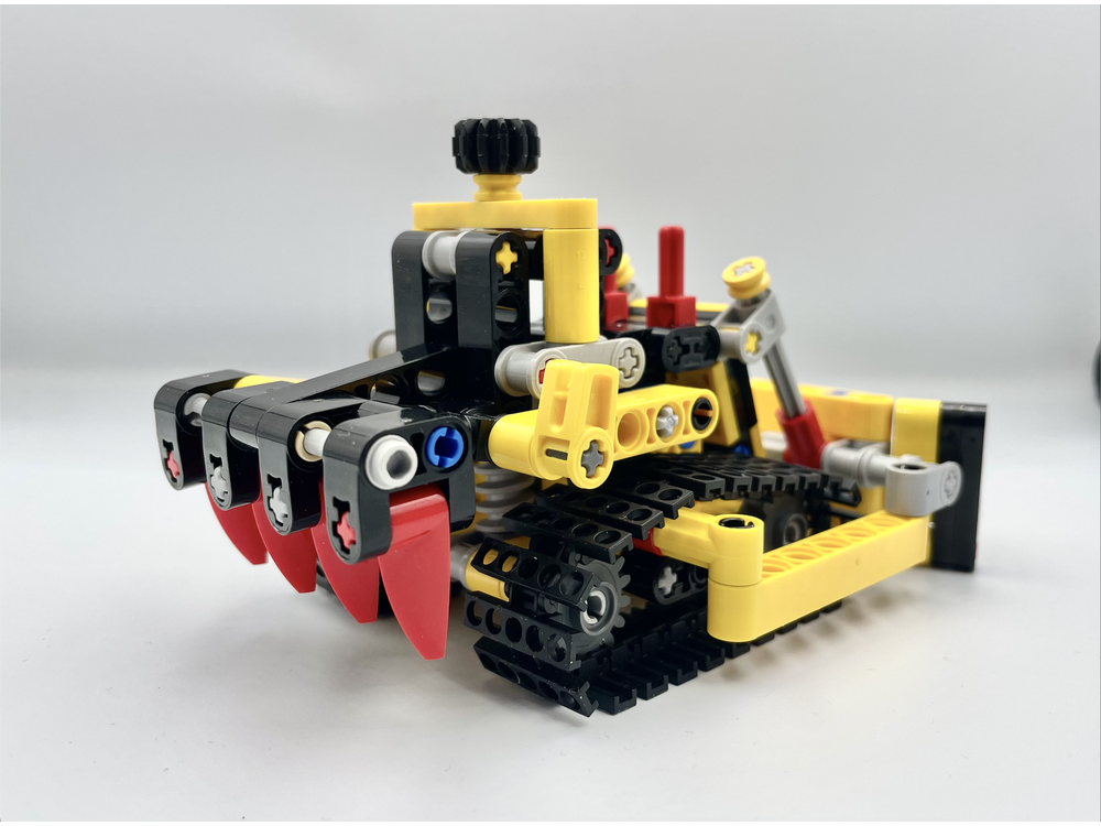 Lego Moc 42163 Ripper Attachment By Mirrorbricks Rebrickable Build