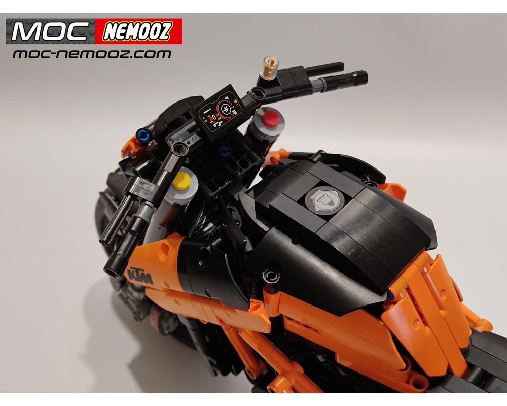 Lego Moc Ktm Duke 1290 15 By Moc Nemooz Rebrickable Build With Lego
