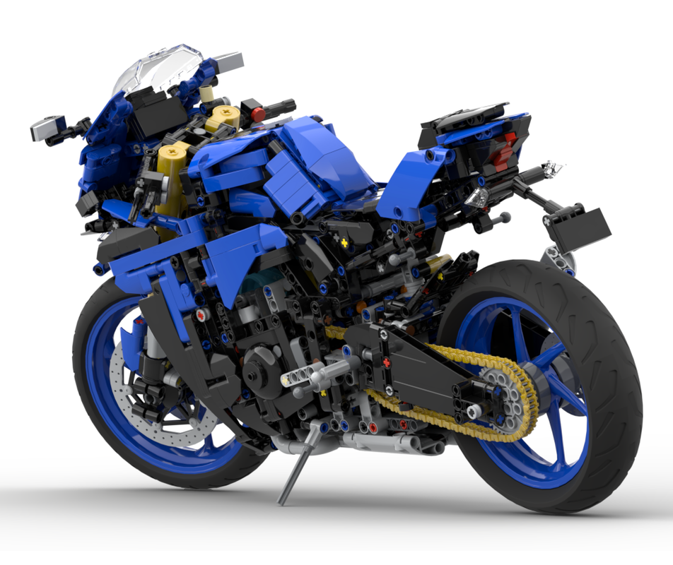 LEGO MOC-167722 Yamaha R1 by 3run0 | Rebrickable - Build with LEGO