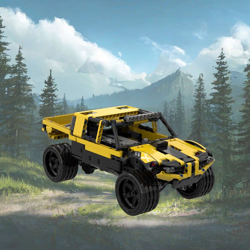LEGO MOC Yellow Trophy Truck (YTT) by kovchenkovskiy | Rebrickable ...