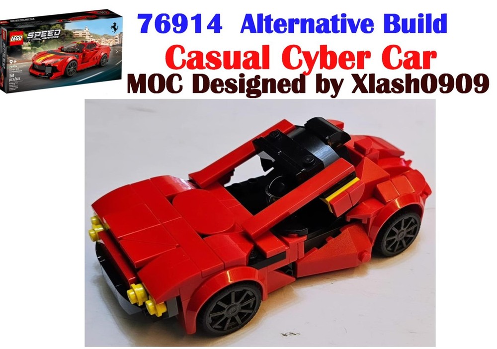 LEGO MOC 76914 CASUAL CYBER CAR by xlash0909 | Rebrickable - Build with ...
