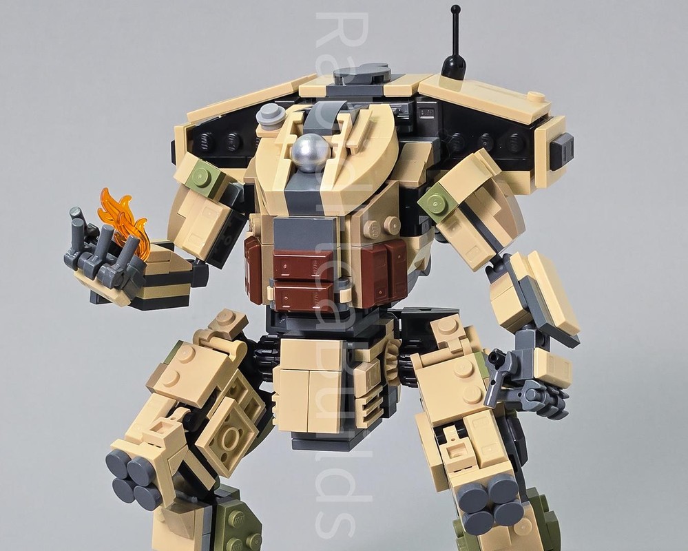 LEGO MOC Scorch Titan from Titanfall 2 by RabidFleaBuilds | Rebrickable ...