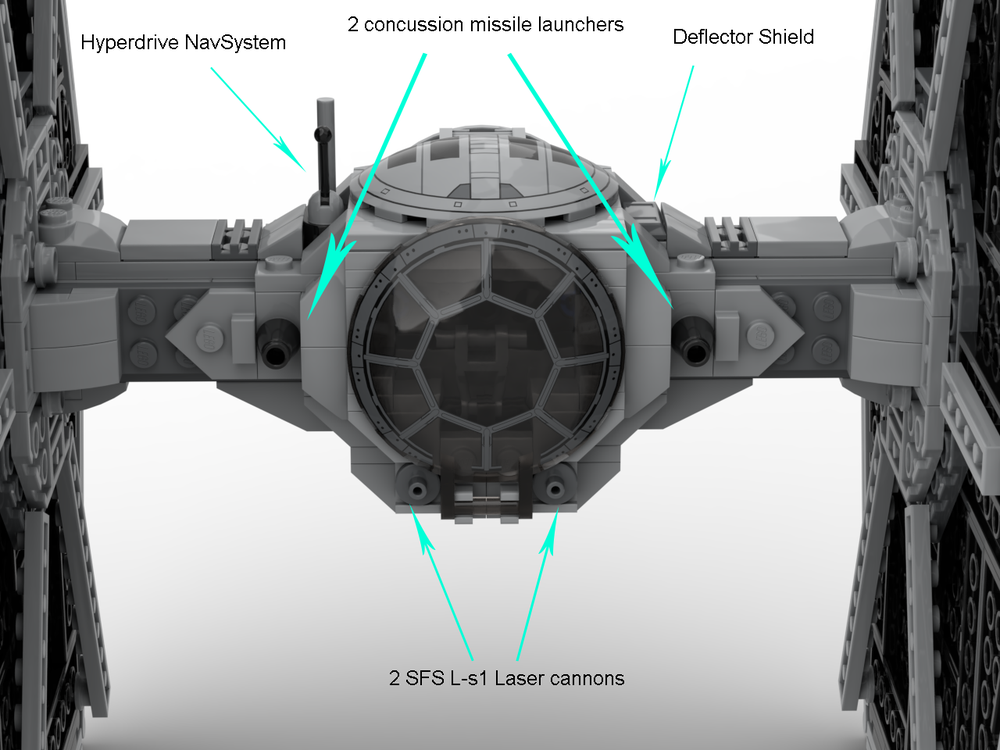 Lego Moc Tie Starfighter Ln Predecessor By Fabian2 Rebrickable