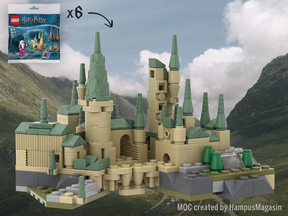 Lego Moc Hogwarts 30435 Combined By Hampusmagasin Rebrickable Build