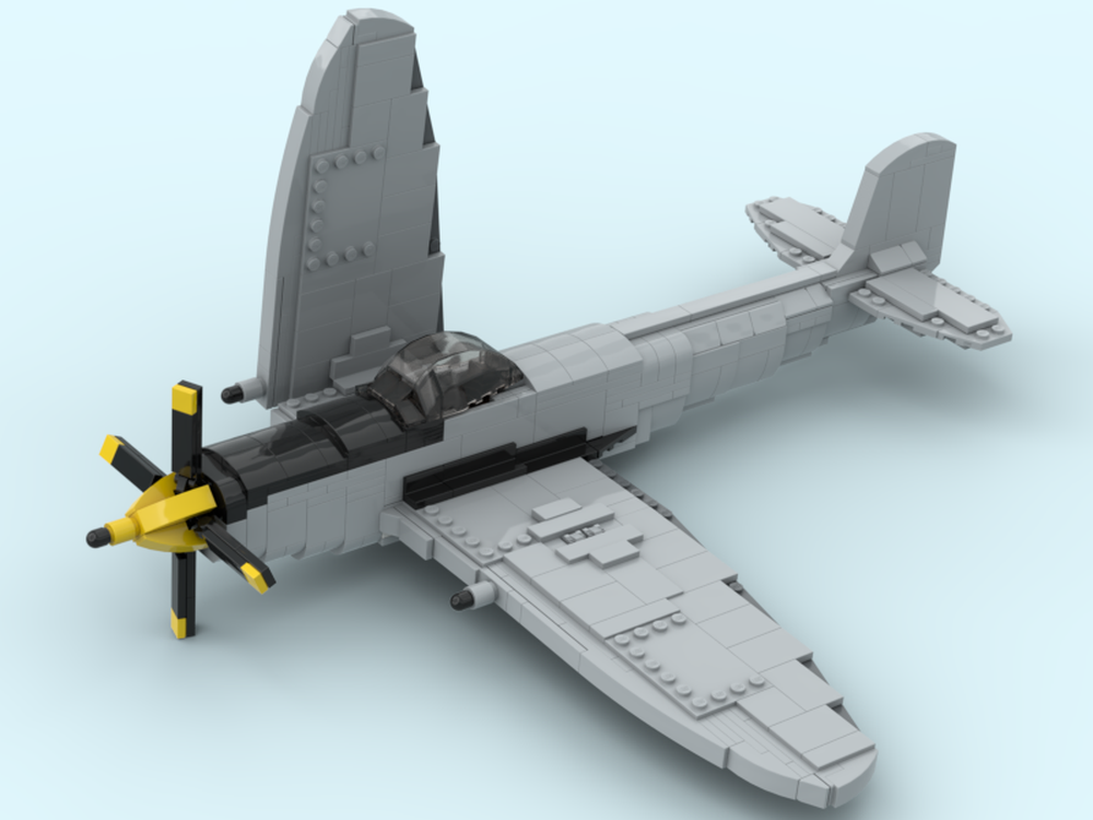 LEGO MOC P-63A-10 USAAF camo by Trexrocks | Rebrickable - Build with LEGO