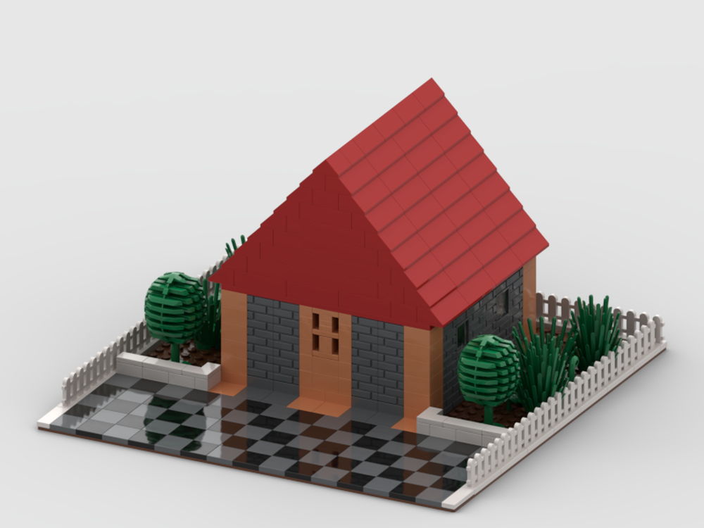 LEGO MOC Peaceful house by nibman_bricks | Rebrickable - Build with LEGO