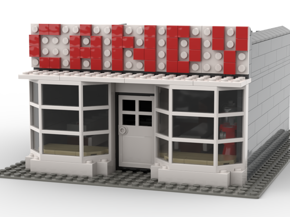 LEGO MOC Modular Candy Shop by BricksByKnox | Rebrickable - Build with LEGO