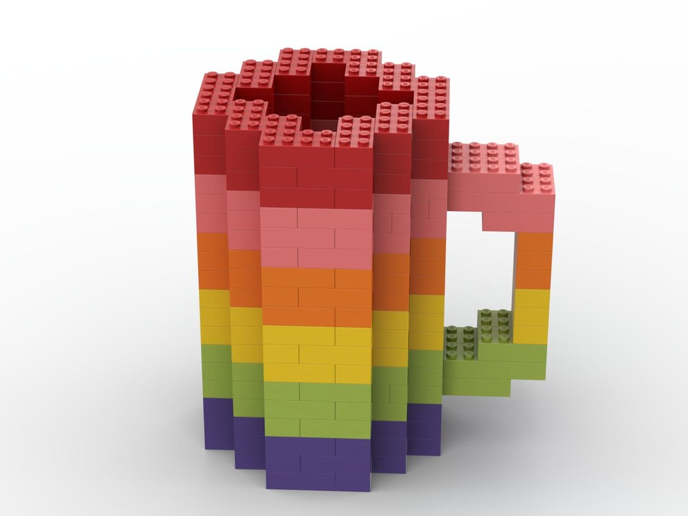 LEGO MOC 11030 - Mug with Chocolate Milk by Stoeptegel | Rebrickable ...