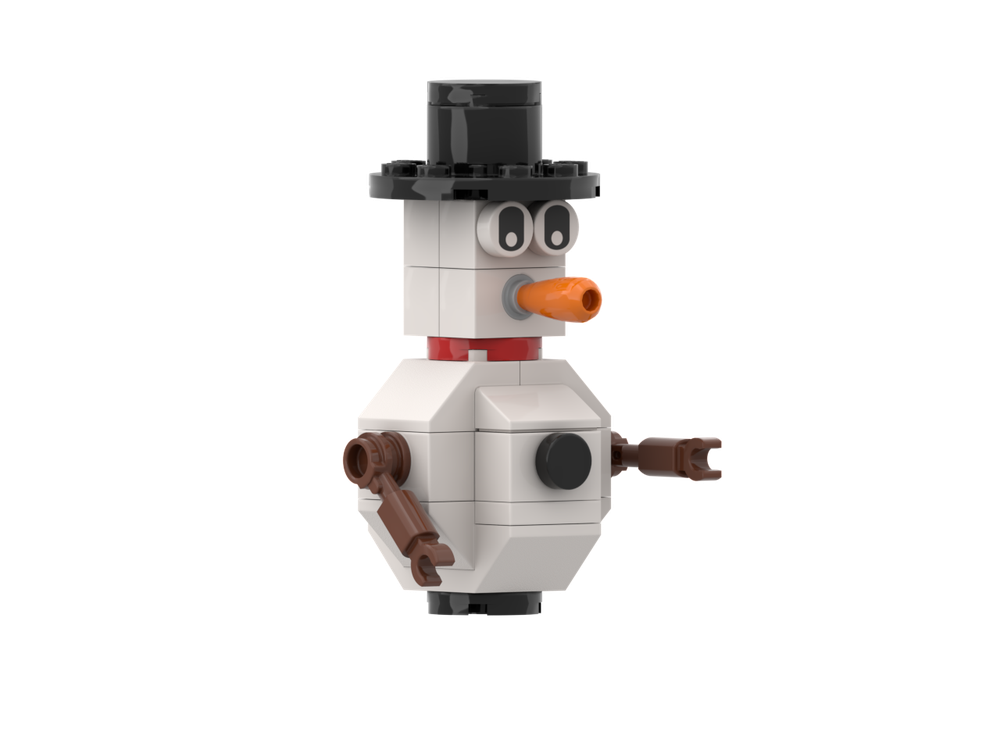 LEGO MOC Snowman by Tavernellos | Rebrickable - Build with LEGO