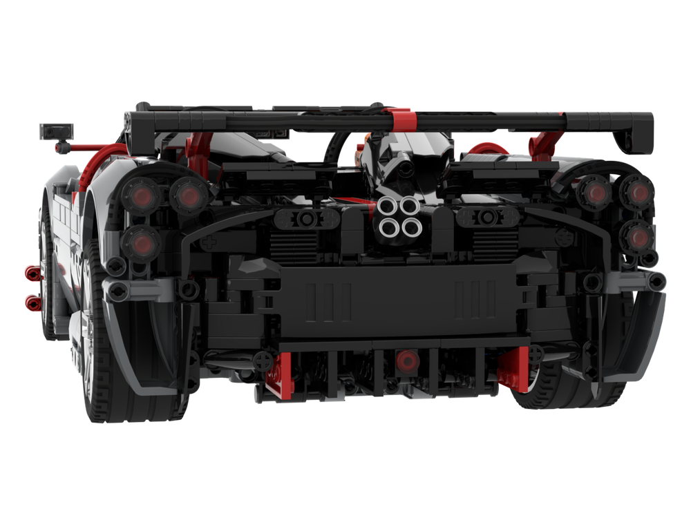 Lego Moc Pagani Huayra Roadster Bc 110 Motorized Version By Mla2