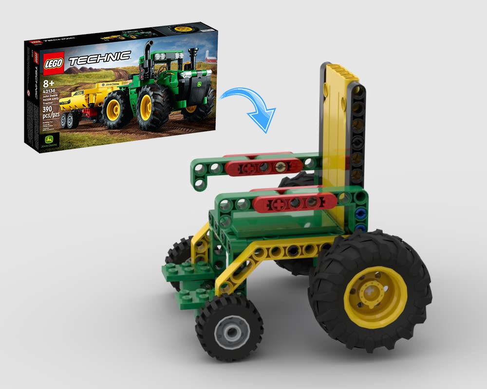 LEGO MOC Wheelchair 42136 Alternative by AlexGam | Rebrickable - Build ...