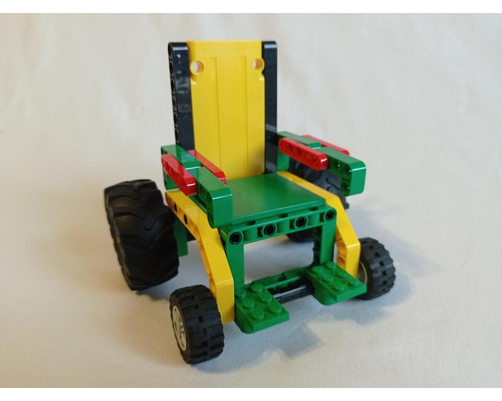 Lego Moc Wheelchair 42136 Alternative By Alexgam Rebrickable Build
