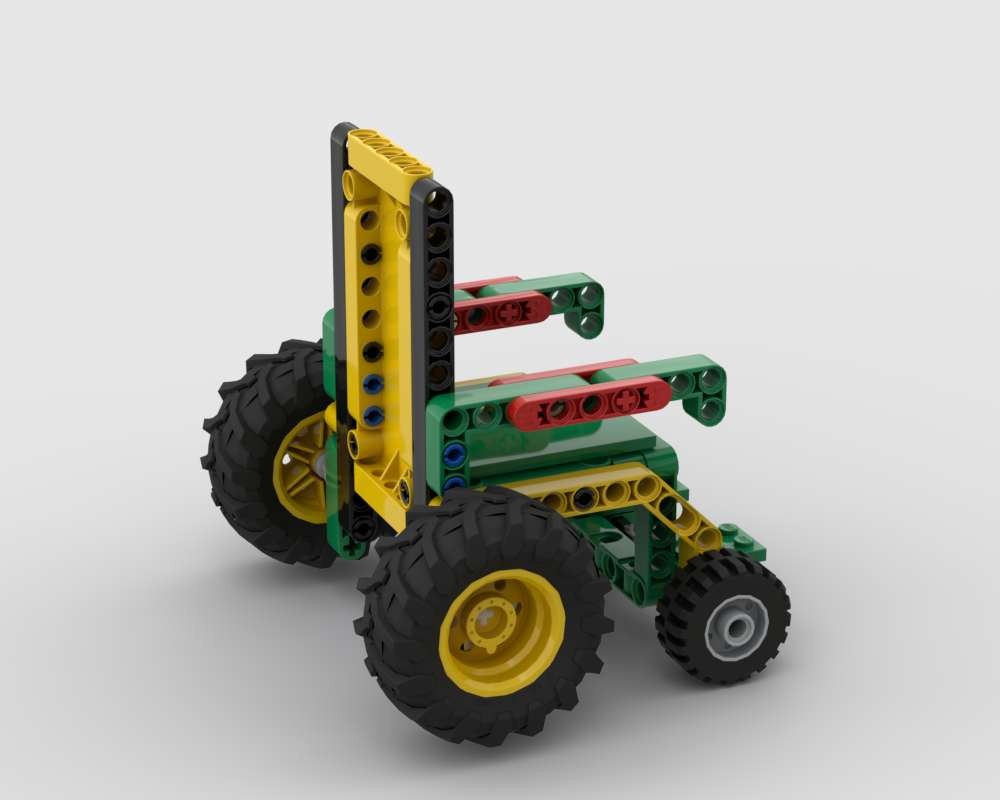 Lego Moc Wheelchair 42136 Alternative By Alexgam Rebrickable Build