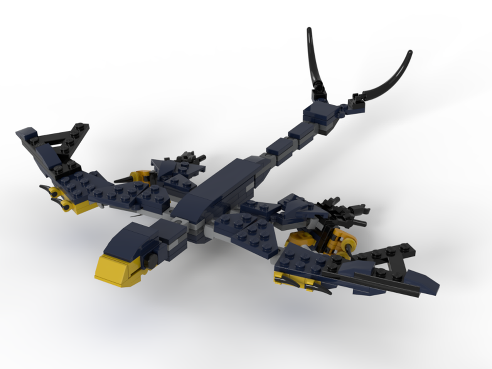 LEGO MOC microraptor by bluedinosaur | Rebrickable - Build with LEGO