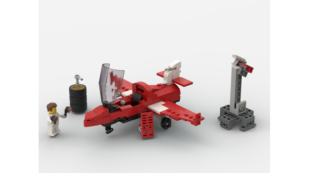 Lego Moc Small Jetplane By Tombert2 Rebrickable Build With Lego