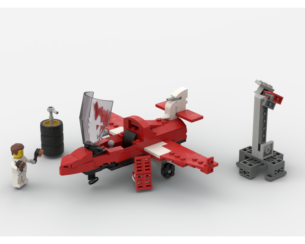 LEGO MOC Small Jetplane by tombert2 | Rebrickable - Build with LEGO