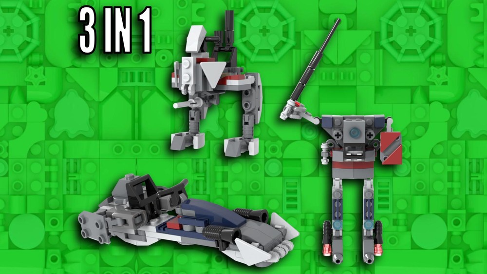 LEGO MOC-167828 2024 Battle Pack Alternate 3-in-1 Build Bundle by ...
