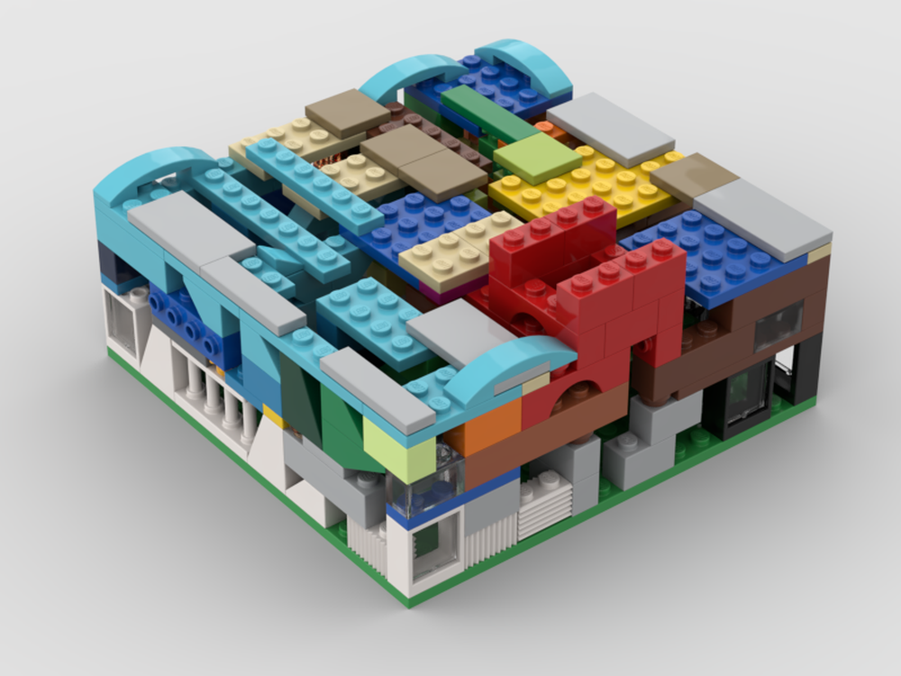 LEGO MOC Marble Maze 5x5x2 by tneller | Rebrickable - Build with LEGO