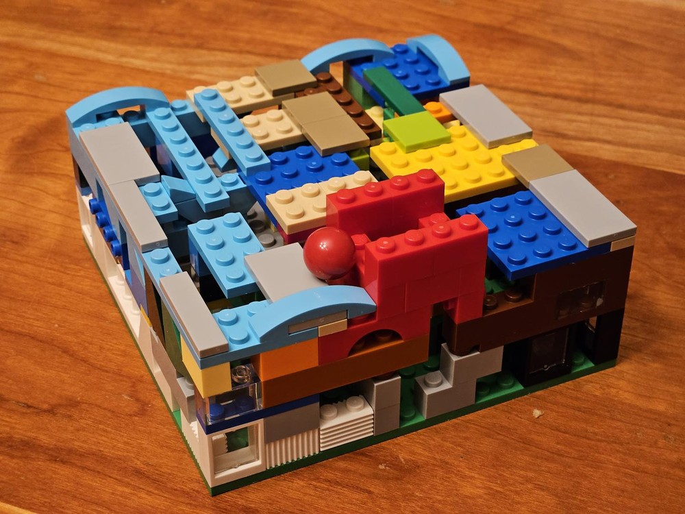LEGO MOC Marble Maze 5x5x2 by tneller | Rebrickable - Build with LEGO