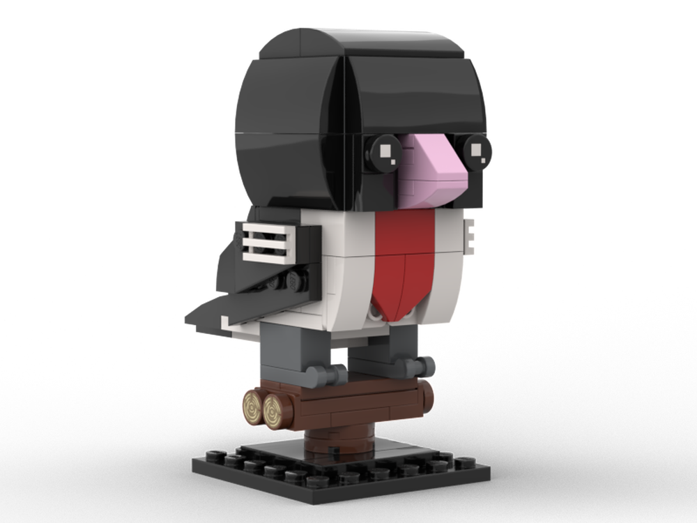 LEGO MOC Rose Breasted Grosbeak (Male): Birdheadz by OrchardBuilds ...