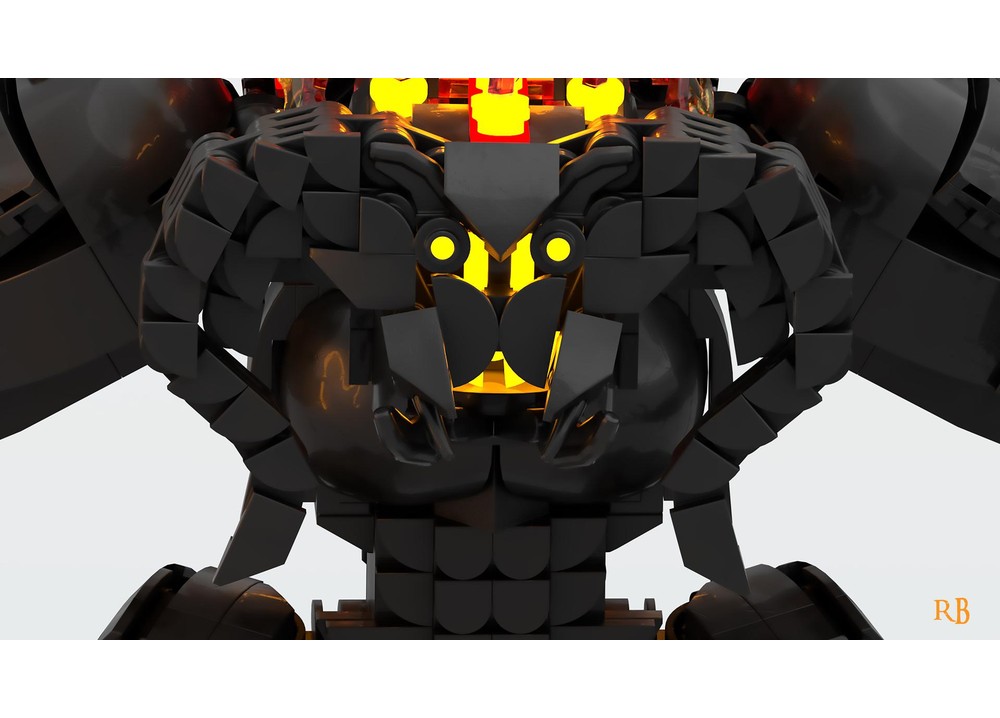 Lego Moc Balrog Vs Gandalf By Roletti947 Rebrickable Build With Lego