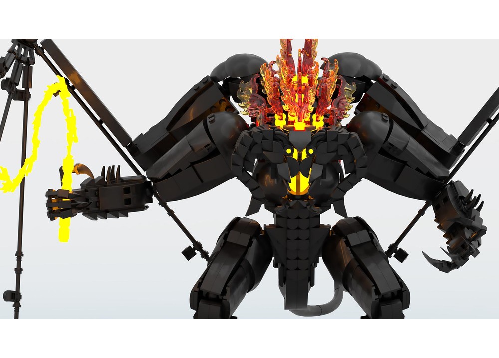 LEGO MOC Balrog vs Gandalf by Roletti947 | Rebrickable - Build with LEGO