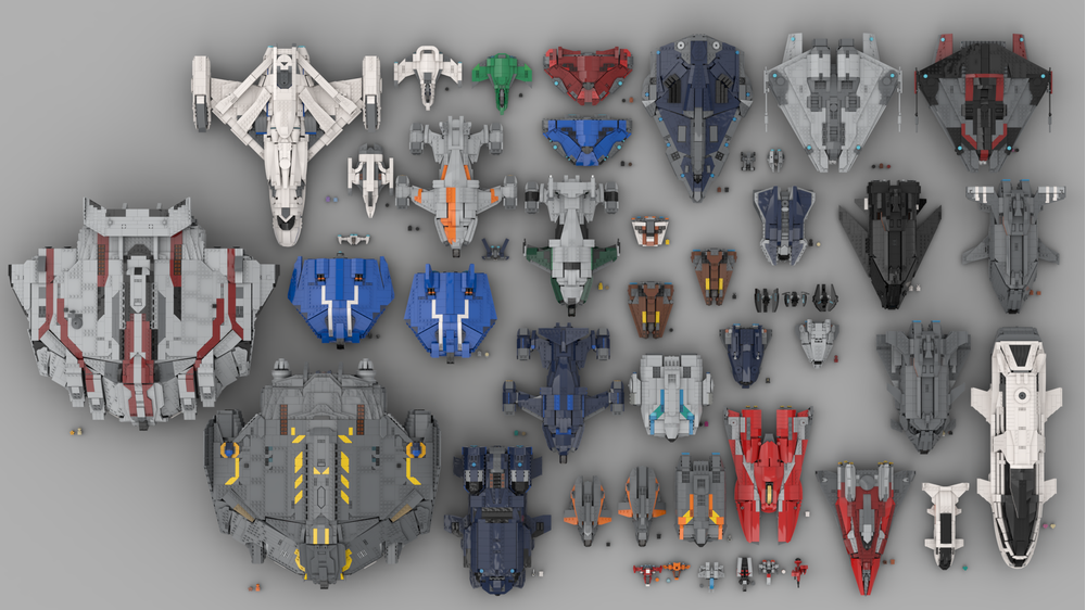 LEGO MOC 1:250 scale Type 10 Defender by TheRealBeef1213 | Rebrickable ...