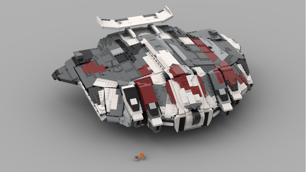 LEGO MOC 1:250 scale Type 10 Defender by TheRealBeef1213 | Rebrickable ...