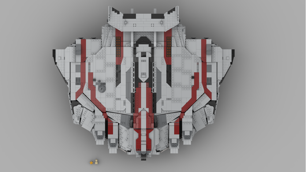 LEGO MOC 1:250 scale Type 10 Defender by TheRealBeef1213 | Rebrickable ...