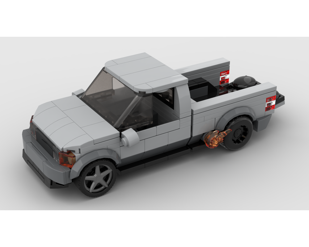 LEGO MOC Drag Pickup Truck by Flashiny | Rebrickable - Build with LEGO