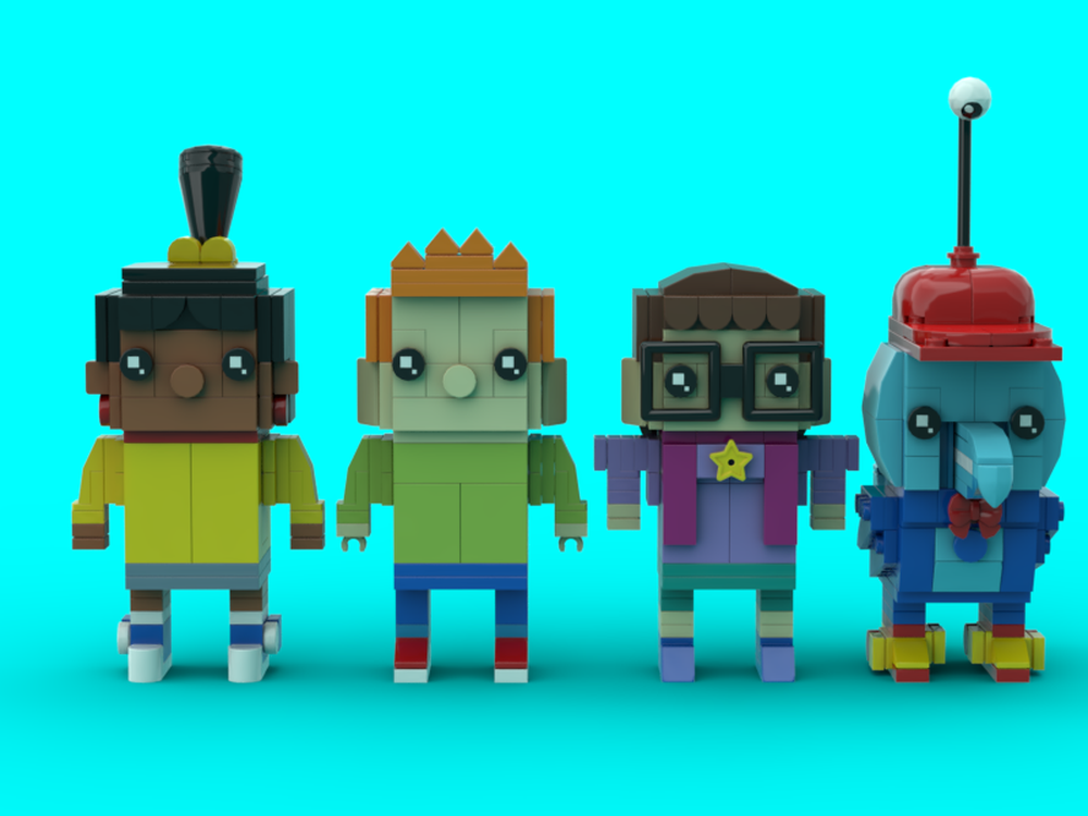 LEGO MOC CyberChase Brickheadz by Pikminfan67 | Rebrickable - Build ...